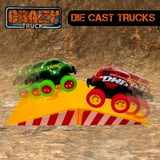 Crazy Truck 10 Piece Pull Back City Cars and Trucks Toy Vehicles Set ...