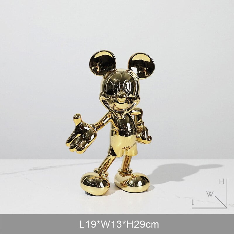 Figura de acción de Mickey Mouse, muñeco de colección moderno y Simple ...