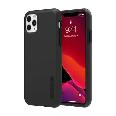 iPhone 11 Pro Max Leather Case - Black - Walmart.com
