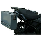 Tusk Aluminum Panniers with Pannier Racks V2 Medium Silver For Suzuki V ...