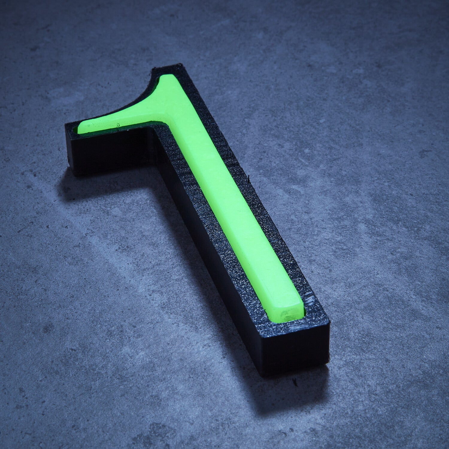 Glow in the Dark House Numbers - Green / Solar Powered House Numbers ...