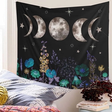 Wall Tapestry Mushroom Tapestry Fantasy Plant Tapestry Trippy Wall ...
