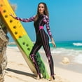 Charmo Women Half-Zipper Floral One Piece Surfing Wetsuit - Walmart.com