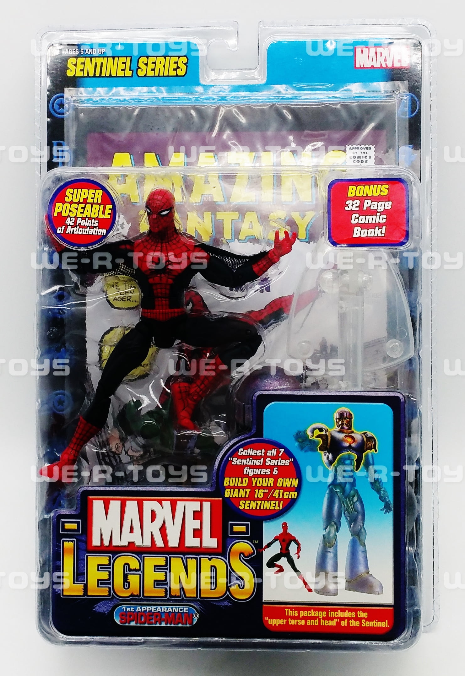 Marvel Series 10 Sentinel 1st Appearance Spider-Man Action Figure ...