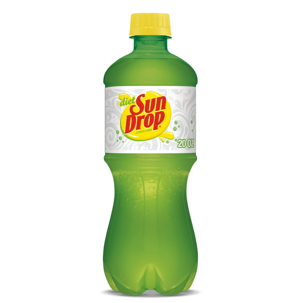 Diet Sun Drop Citrus Soda, 20 fl oz bottle - Walmart.com - Walmart.com
