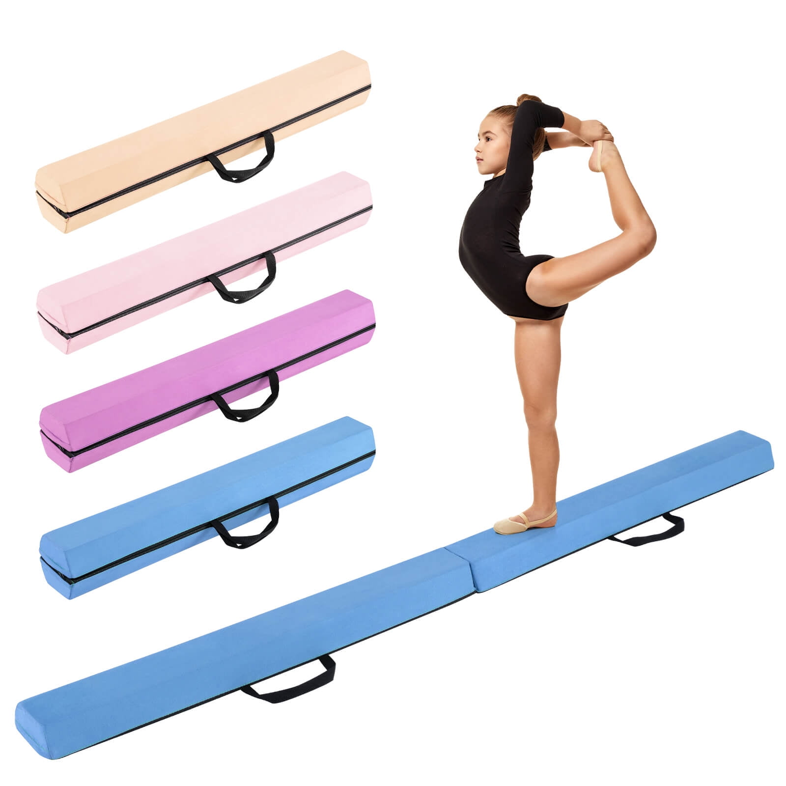 Click here for Costway 7 Ft Folding Balance Beam Foam Floor Gymna... prices