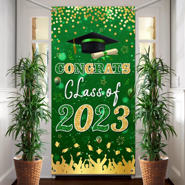 Graduation Door Cover 2023 Congrats Class Of 2023 Door Backdrop