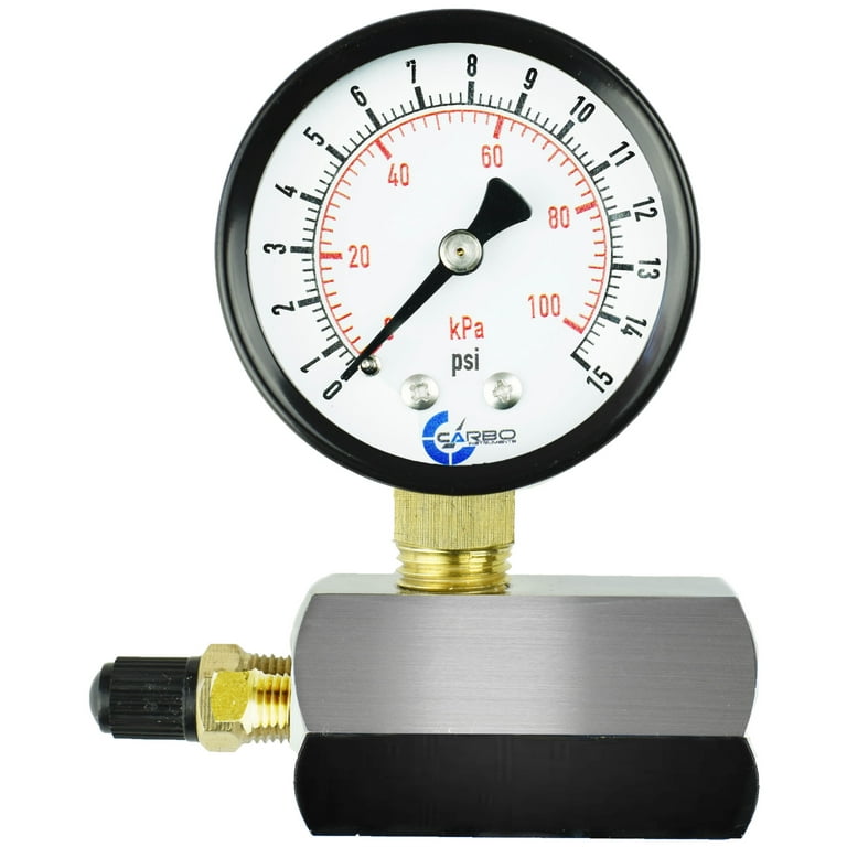 DANCO 15 Psi 1/10 Increment Compressed Air Test Gauge 94352, 43% OFF