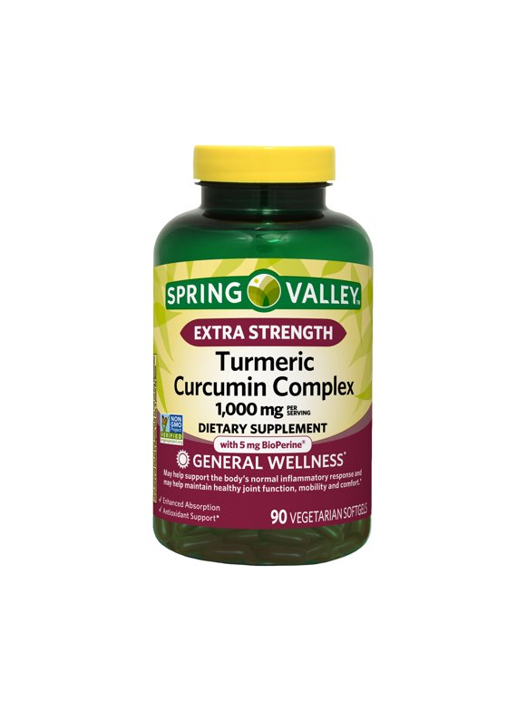 Turmeric Curcumin in Herbal Supplements - Walmart.com