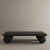 Dani Large Rectangle Concrete Coffee Table for Living Room, Loft Spaces ...