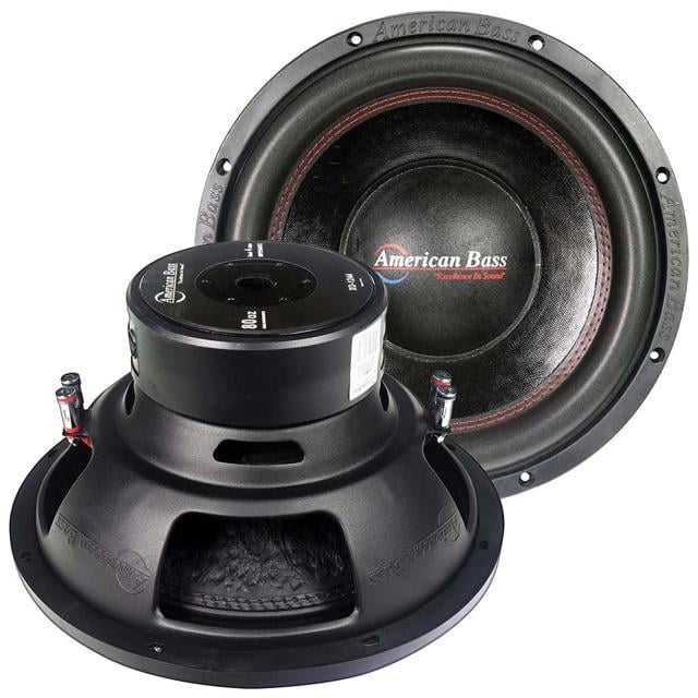 Subwoofer 12" American Bass 60 Oz.Magnet Dual 4 Ohm XO1244 - Walmart.com
