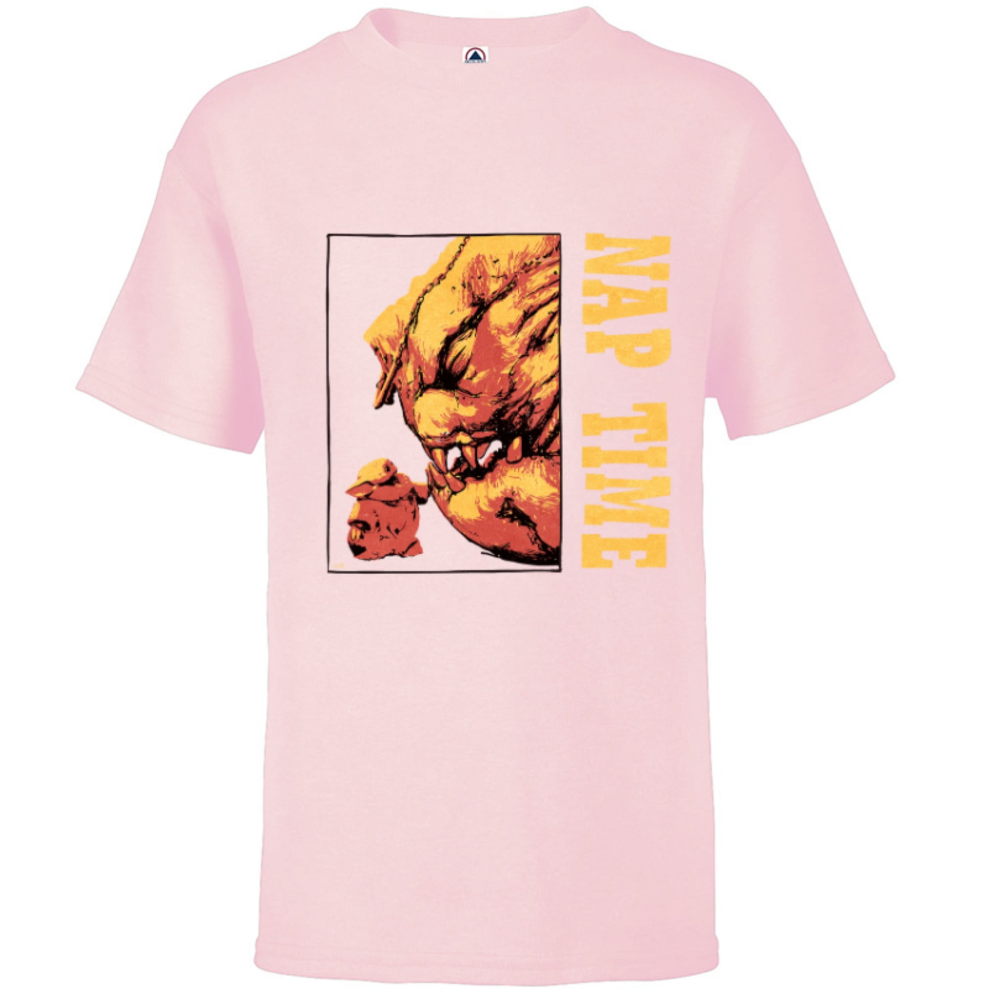 Star Wars The Mandalorian Grogu & Rancor Nap Time - Short Sleeve T ...