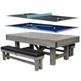 Bluewave Logan 7-Ft 3-In-1 Pool Table W/Benches - Walmart.com