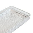 Better Homes & Gardens Hammered Glass Vanity Tray Organizer, Clear ...