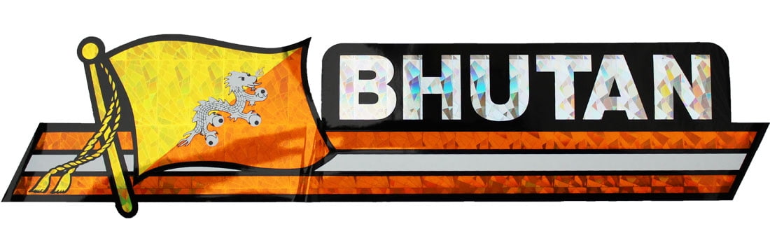 Bhutan Bumper Sticker - Walmart.com