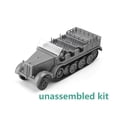 Military Assembly Model Kit DIY 1/72 Scale Plastic Sd.Kfz.7 Half-Track ...