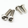 10 50x M2 5 M3 M4 M5 M6 304 Stainless Steel Six Lobe Torx Button Round