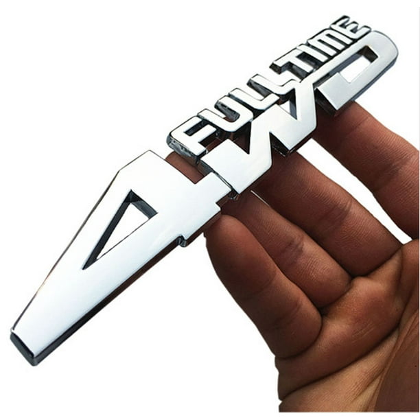 Four-wheel Drive Metal 4WD FULL TIME Car Sticker for All Kinds of Car ...
