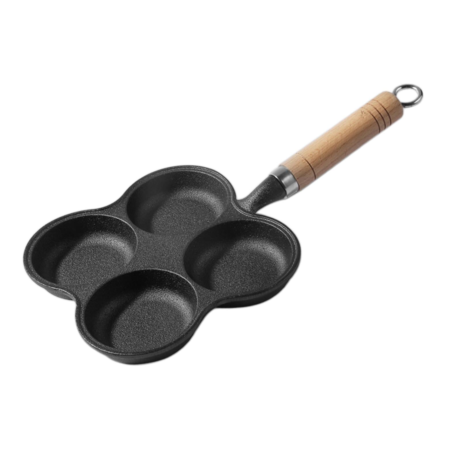 Frying Pan with 4 Hole Pan Fried Pan for Breakfast Making Cooker ...