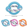 Dog Training Ring Toy, Durable TPR Rubber Interactive Fetch Tug of War ...