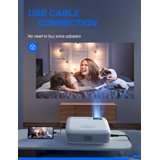 Crosstour WiFi Mini Portable Projector, HD 720P Supported Portable ...