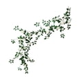 180cm Green Leaf Fake Rose Hanging Vine,Soft Floral Rattan,Classic ...