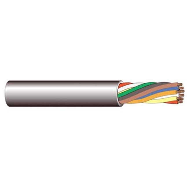 West Penn Wire WP-270-1000 6 Conductor 22 AWG Bare CMR, Gray - 1000 ft ...