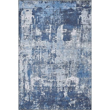 Woolknot Enclave 5'x8'' ENC1094V2 Dark Grey/Grey 0.24 inch Area Rug ...