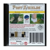 Post Shields Inc. 4 in. H X 4 in. W X 4 in. L Plastic Brown Fence Post ...