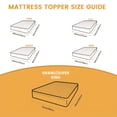 King Size 1200 GSM Filled Cooling Mattress Topper- Mesh Structure ...