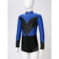 JanJean Girls Kids Sequined Long Sleeve Gymnastics Leotards with Shorts ...