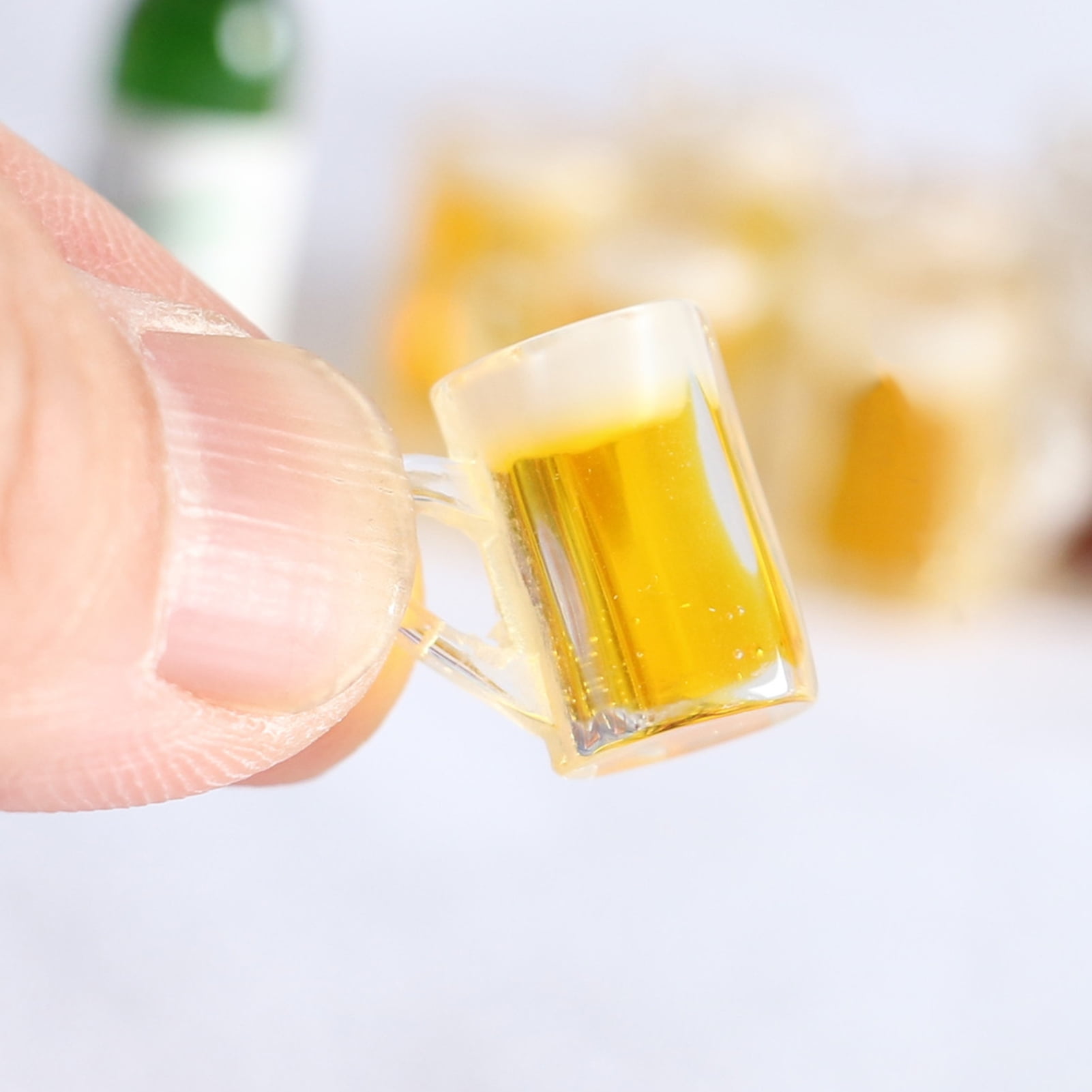 Hesroicy 5Pcs Mini Beer Mugs Realistic Beautifully Small High ...