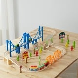 Spark Create Imagine Wooden Train Play Set, 75 Pieces [Walmart ...