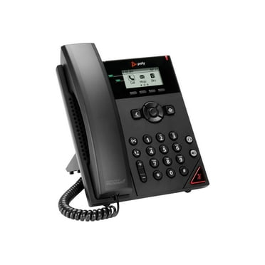 Poly Edge E220 IP Phone - Corded - Corded - Bluetooth - Desktop, Wall Mountable - Black - VoIP ...