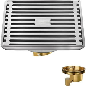 Veat00L - Drenaje De Piso Cuadrado, Sus304 Acero Inoxidable | Knasta Chile