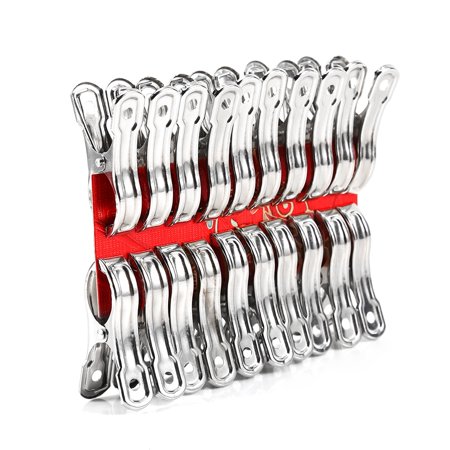 LAFGUR Clothespin, Stainless Steel Clothes Clip, For Home Use Outdoor ...