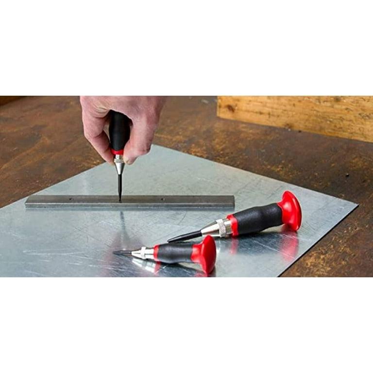 Rennsteig RN430230 Automatic Adjustable Center Punch with Hand Guard Size 2 Walmart