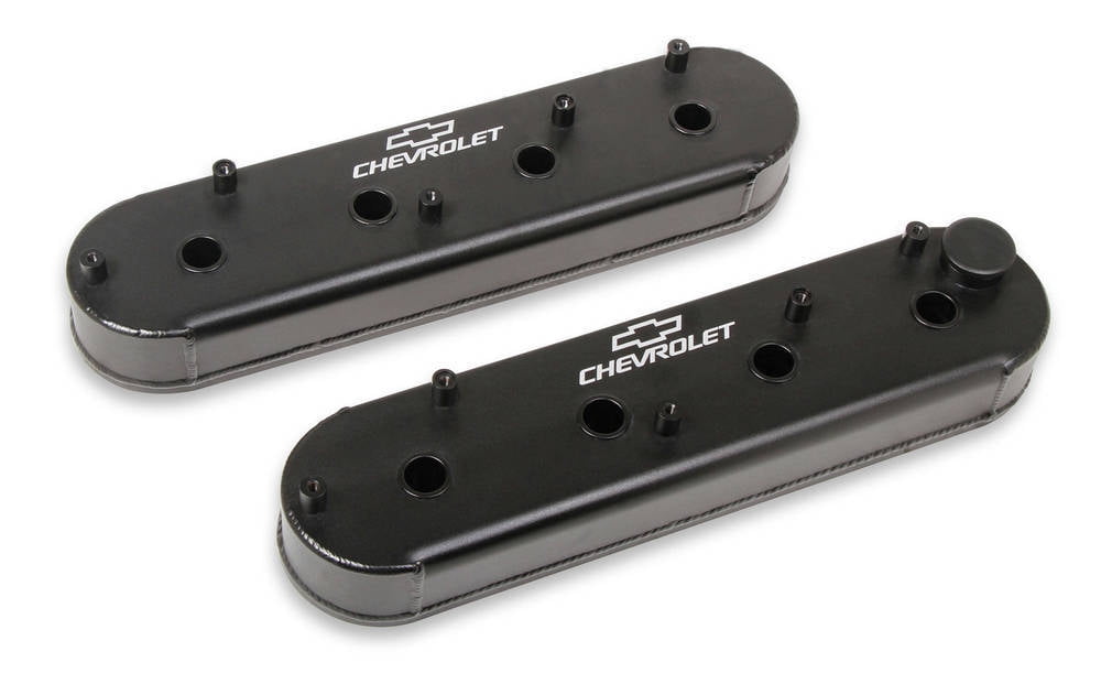 LS Billet Rail Fab. Alm Valve Covers w/Oil Cap - Walmart.com