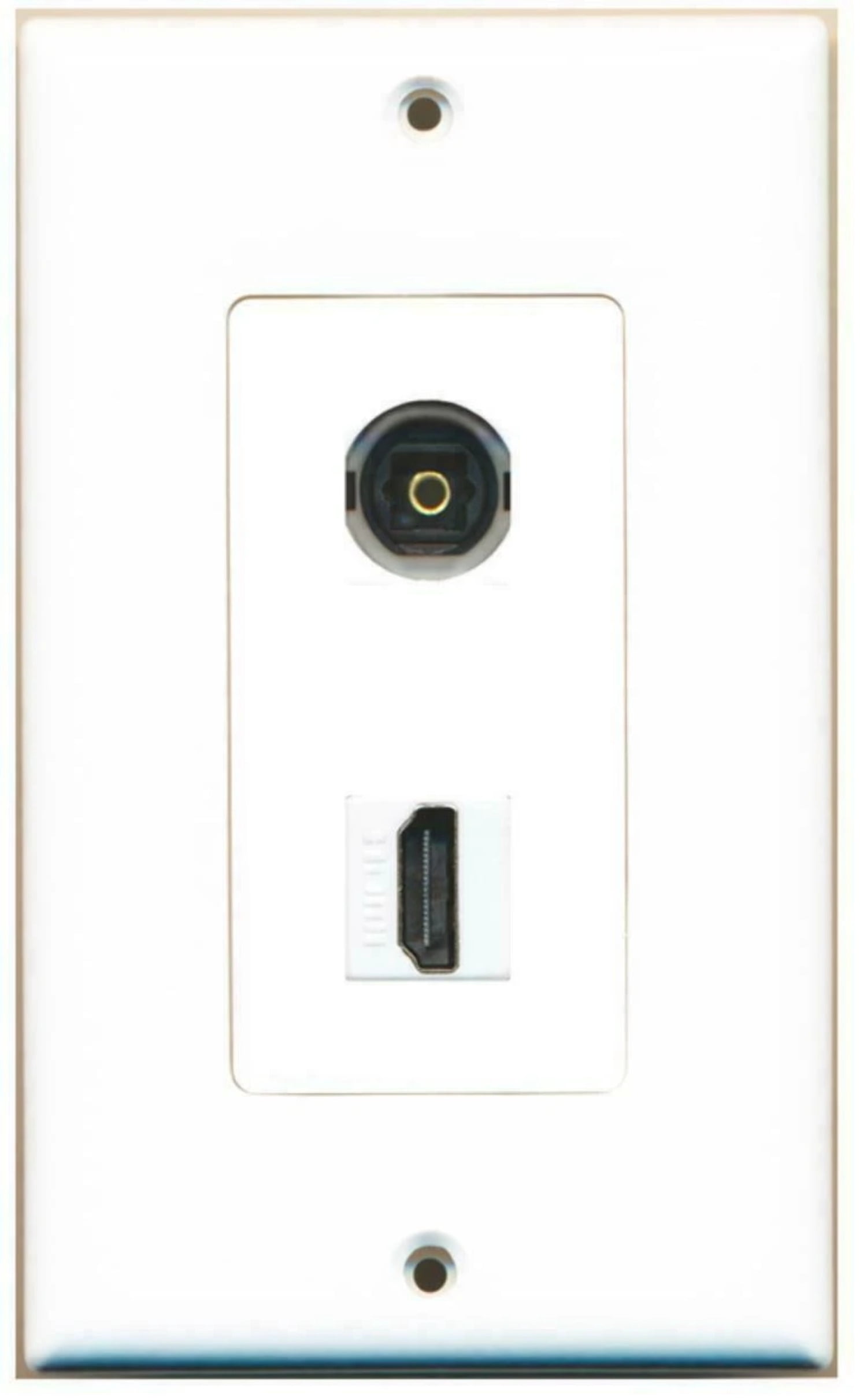 Ultra Spec Cables - 1 Toslink Digital Audio Port and 1 HDMI Port Wall ...