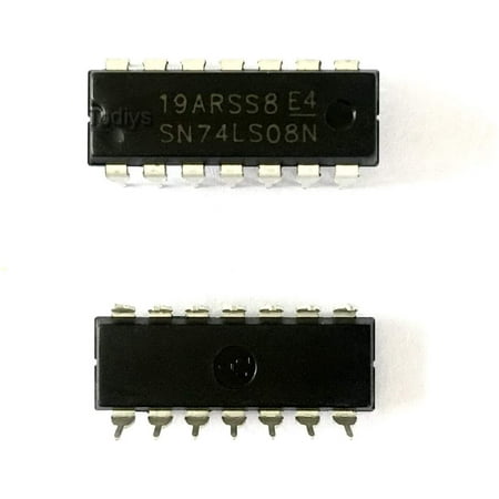 Plannu New 30Pcs for 74LS08 74LS08N SN74LS08N HD74LS08P DM74LS08N DIP-14 Quad 2-Input and Gate ...