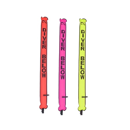 SMB Scuba Diving Visibility Safety Inflatable Nozzle Surface Marker ...