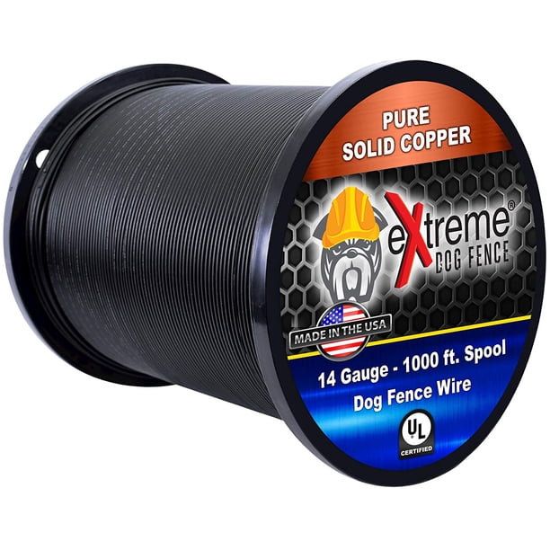 14 Gauge 1000 Foot Continuous Spool of eXtreme Dog Fence Brand Electric ...