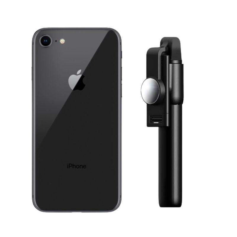 Celular iPhone 8 Reacondicionado 256gb Negro + Bastón Bluetooth Apple ...