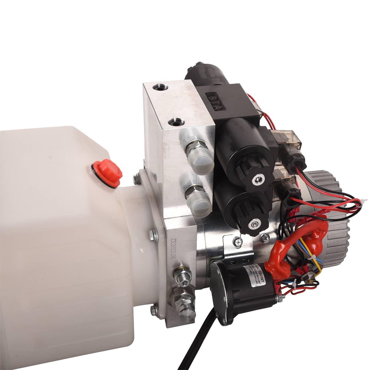 Buy TOPAZ Hydraulic Pump 8 Quart 2 Gallon Hydraulic Power Unit Double ...