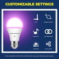Smart Light Bulbs 6 Pack, Smart Bulb Works with Alexa/Google Home ...
