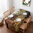 Farmhouse Barn Vintage Truck Table Cloth 60x84in, Waterproof Rectangle ...
