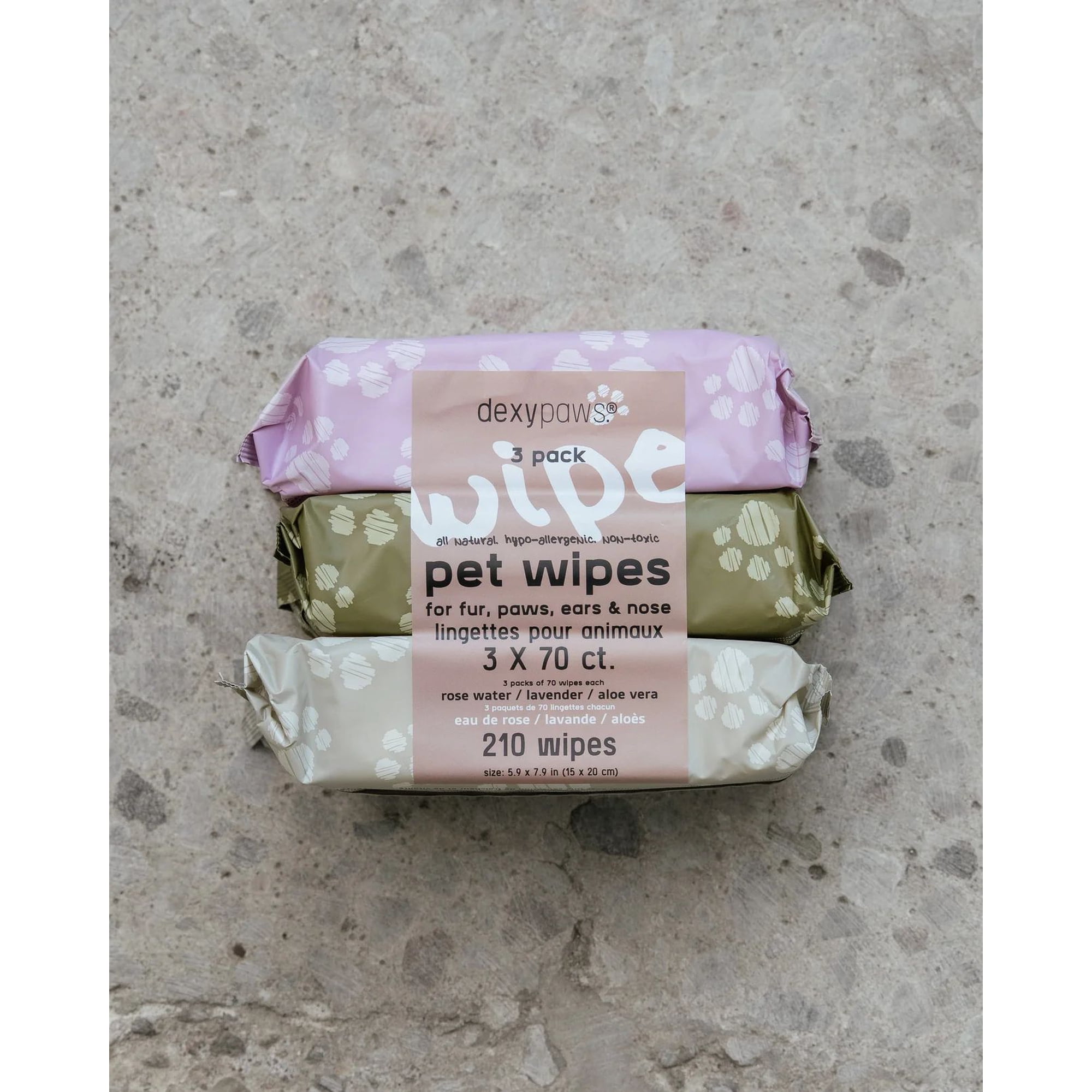 Click here for Dexypaws Grooming Wipes For Dogs & Cats 3 Pack  70... prices