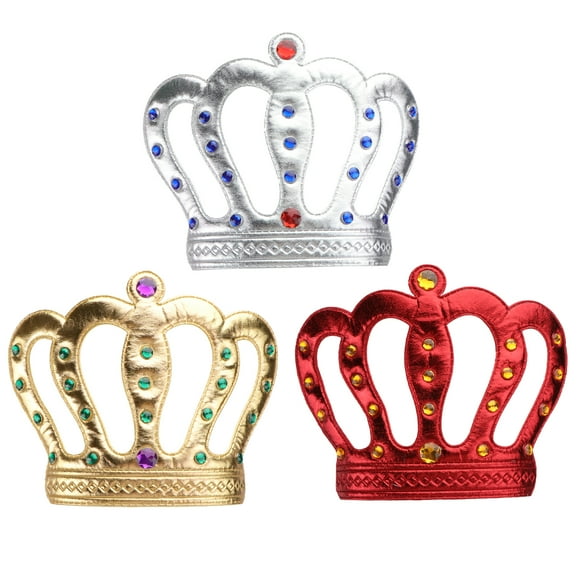Gold Plastic Crowns