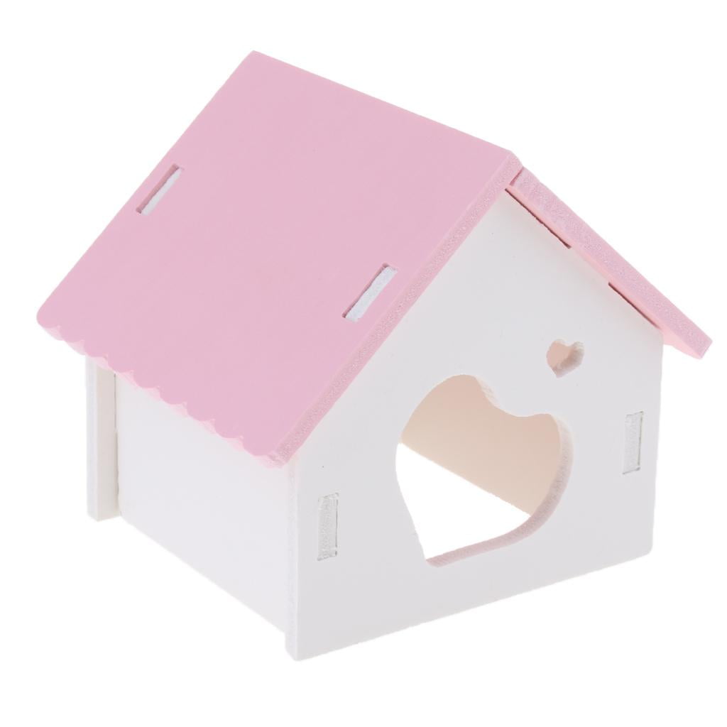 Hamster Hideout Nest House Deluxe Chew Chinchilla, Mouse, Gerbil pink ...