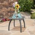 Kingsfield Outdoor Wicker Accent Table, Grey - Walmart.com